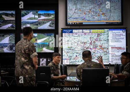 Inje, South Korea - July 17, 2020: ROK (Republic of Korea) Army ...