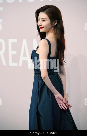 Chinese actress Jing Tian attends a promotional event for De Beers in ...