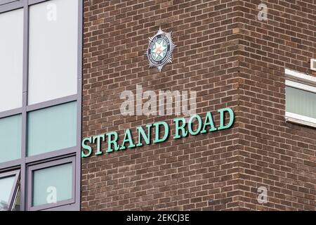 A stock picture of a Police Service of Northern Ireland (PSNI) logo ...