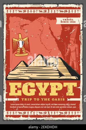 The Sphinx of Giza design, Travel trip vacation and tourism and journey ...