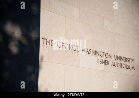 Lisner Auditorium of the George Washington University in the district ...