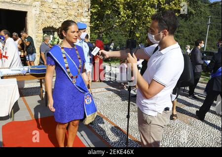 Seborga, Italy - August 20, 2020: Principality of Seborga: Enthronement ...