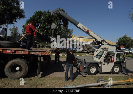 The Gatotkaca N250 Prototype Aircraft 01 (PA01), arrival in the ...