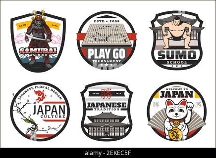 Welcome to Japan Japanese symbols banner traveling and tourism Stock ...