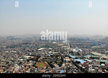 An aerial view of Foshan city, south China's Guangdong province, 21 ...