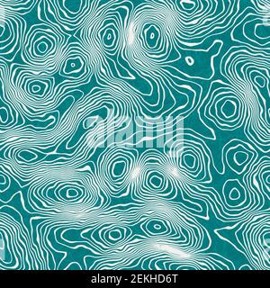 Seamless earth line map organic pattern print Stock Photo - Alamy