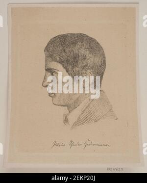 Lorenz Froelich (1820-1908), Julius Theodor Hedermann, 1840 Stock Photo ...