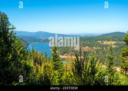 Fernan and Coeur d'Alene Lakes, Idaho , Lakes & ponds, Tichnor Brothers ...