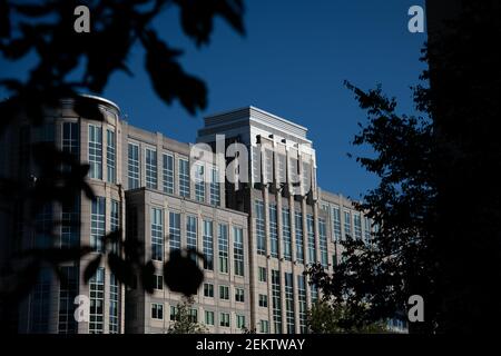 A general view of U.S. Immigration and Customs Enforcement (ICE ...