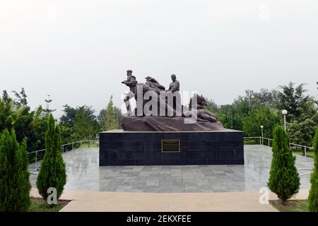 Sculpture outside the Campaign Against Genocide Museum in Kigali ...