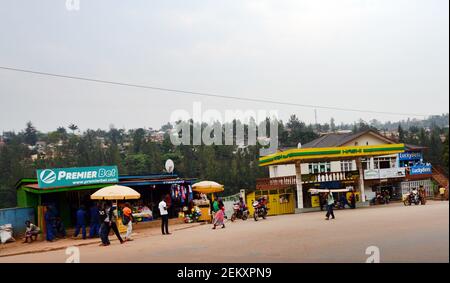 Petrol station in Kigali, Rwanda Stock Photo - Alamy