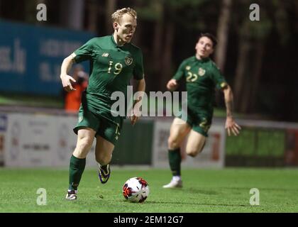 Anthony Scully of Ireland during the Under21 Championship qualifying ...