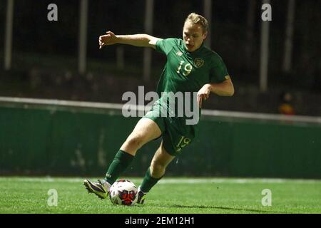 Anthony Scully of Ireland during the Under21 Championship qualifying ...