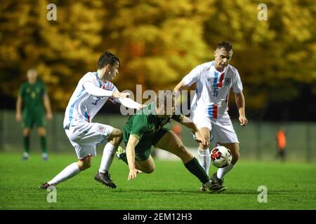 Anthony Scully of Ireland during the Under21 Championship qualifying ...