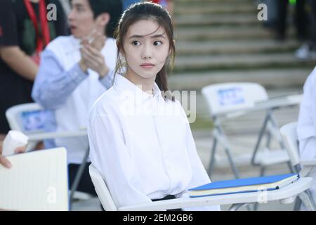 Chinese actress Liu Haocun attends an activity of the 29th Golden ...
