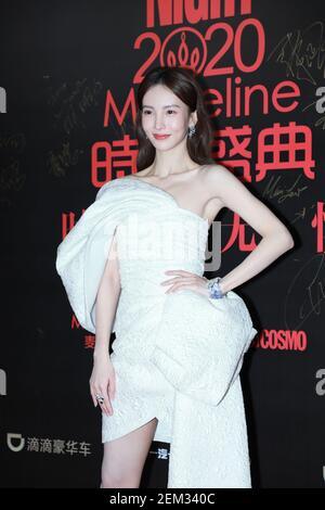 Chinese actress Jin Chen, also known as Gina Jin, attends the Cosmo fashion event in Shanghai ...