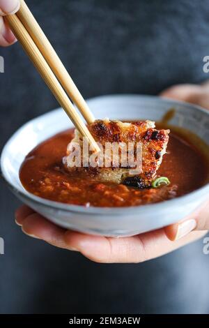 Stir-fried lo bak gao aka turnip cake Stock Photo - Alamy