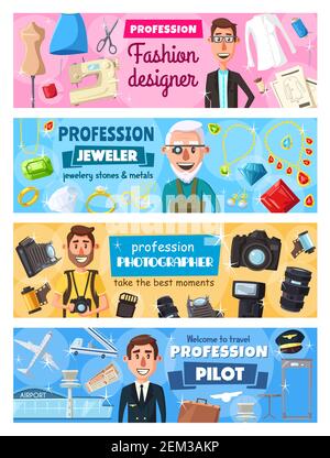 Dressmaker sewing, designer tailoring, characters working in clothes ...