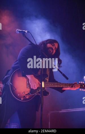 Romeo Stodart of The Magic Numbers performing at the Cornbury Festival ...