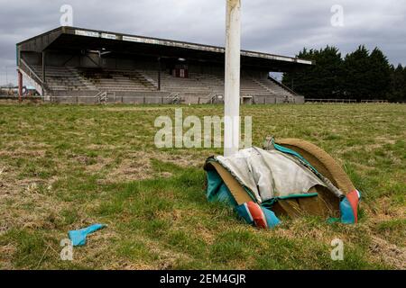 A view of the South Wales Police RFC Waterton Cross ground in Bridgend ...