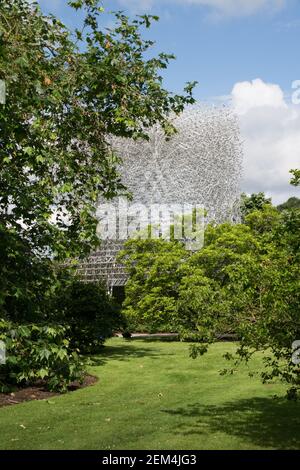 The Hive pavilion is unveiled at Kew Gardens, London. Designed by ...