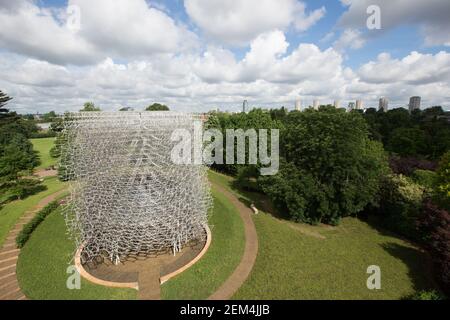 The Hive pavilion is unveiled at Kew Gardens, London. Designed by ...