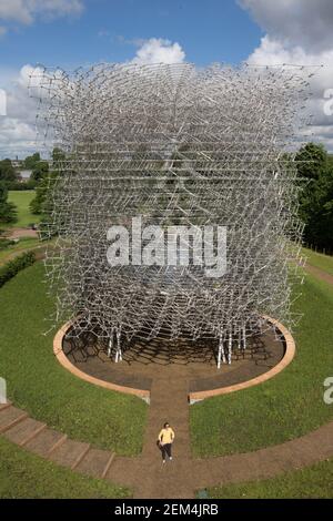 The Hive pavilion is unveiled at Kew Gardens, London. Designed by ...
