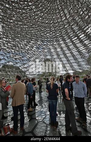 The Hive pavilion is unveiled at Kew Gardens, London. Designed by ...