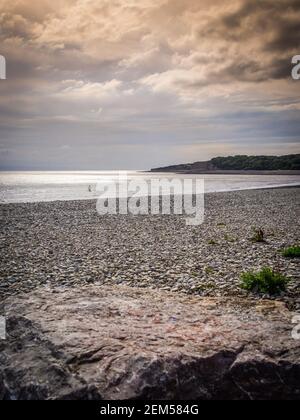 Cold Knapp Beach, Barry, South Glamorgan, Wales/Cymru, UK Stock Photo ...