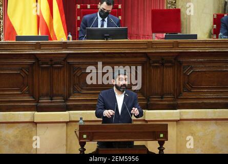 The Labor Counselor, Chakir El Homrani, during the session of the ...