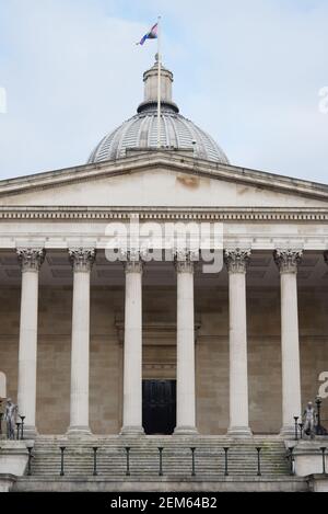 Neo-Classical Quad Courtyard UCL & UCLH Hospital Wilkins Building ...
