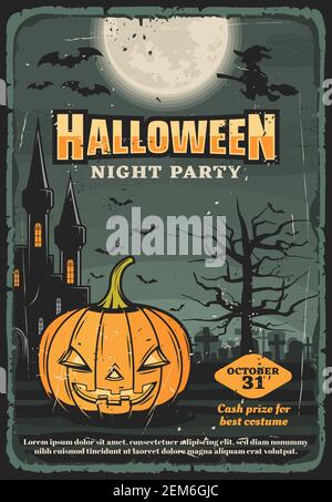 Bats flying around a haunted house on a full moon night . A Halloween ...