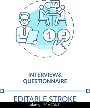 Qualitative research concept icon Stock Vector Image & Art - Alamy