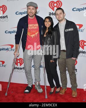 Dax Shepard, Monica Padman and Rob Holysz at the 2019 iHeartRadio ...