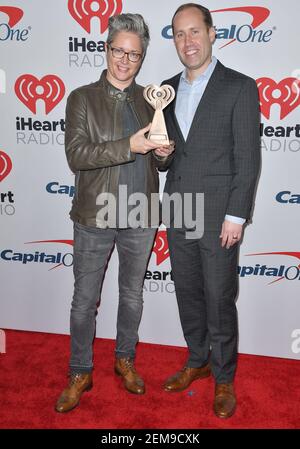 (L-R) Jeri Rowland and Will Pearson arrives at the 2019 iHeartRadio ...