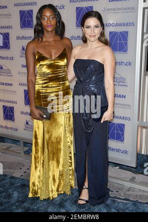 LOS ANGELES, CA - FEBRUARY 4: Mia Farrow with Ronan Farrow and Isaiah ...