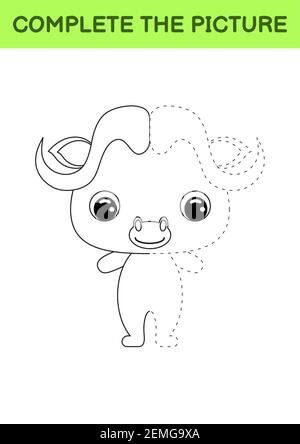 Musk Ox Coloring Page
