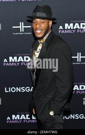 Actor Courtney Burrell attends the NY special screening of Tyler Perry ...