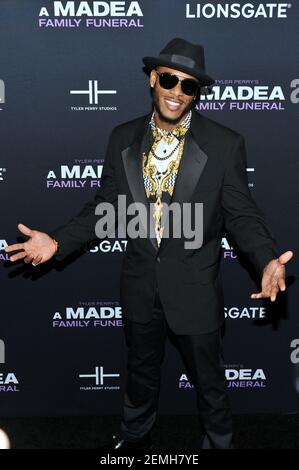 Actor Courtney Burrell attends the NY special screening of Tyler Perry ...