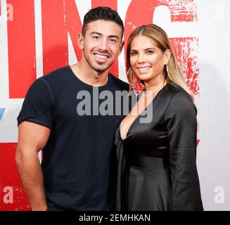 Jono Castano & Amy Castano attends the premiere of Fighting With My ...