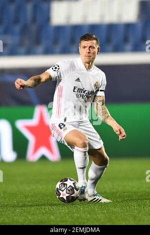 Toni Kroos of Real Madrid during the UEFA Champions League match ...