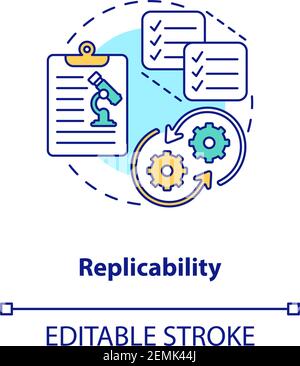 Replicability concept icon Stock Vector Image & Art - Alamy