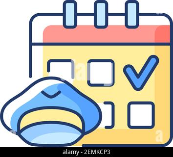 Crew scheduling icon Stock Vector Image & Art - Alamy
