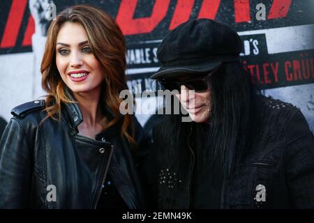 Seraina Schoenenberger Mars and boyfriend/musician Mick Mars arrive at ...