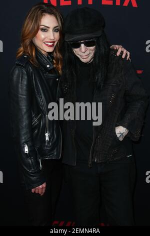 Seraina Schoenenberger Mars and boyfriend/musician Mick Mars arrive at ...
