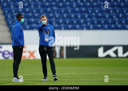 Sinsheim, Germany. 25th Feb, 2021. A piece of forest where the alleged ...