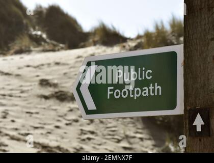 Signs, Signage, North Devon Stock Photo - Alamy