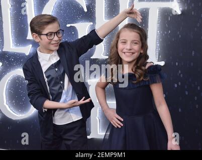 (L-R) Jacob Tremblay and Erica Tremblay at the CBS All Access New ...