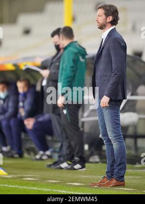 BRUGGE, BELGIUM - FEBRUARY 25: Rik de Mil of Club Brugge during the ...
