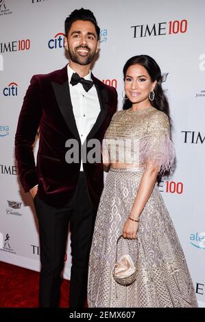Hasan Minhaj, Beena Patel walking the red carpet at the 2019 Time 100 ...